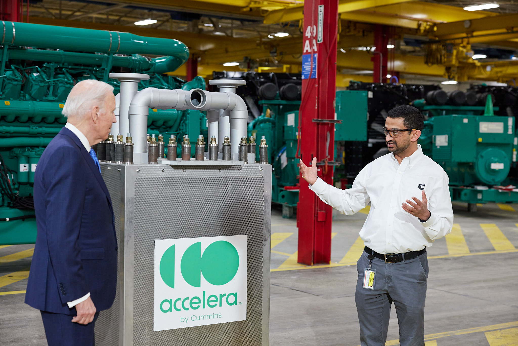 Accelera’s investment in U.S. electrolyzer manufacturing attracts presidential attention | Accelera